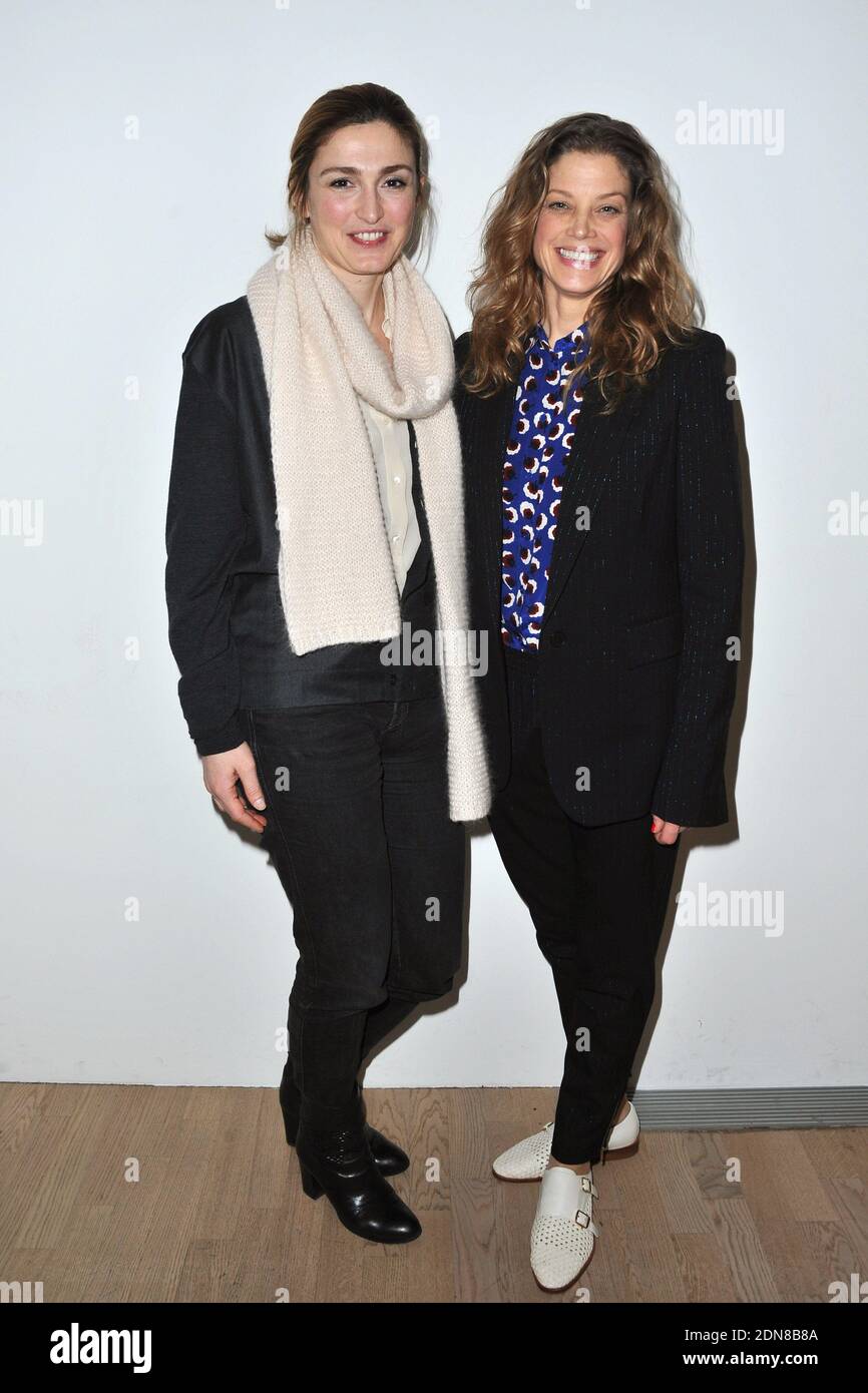 Exclusive - Julie Gayet and Marie Baumer attending the La Place Des ...