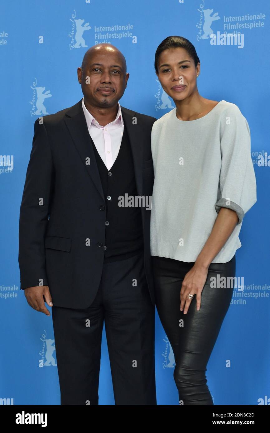 Director Raoul Peck and actress Ayo attending the photocall for the ...