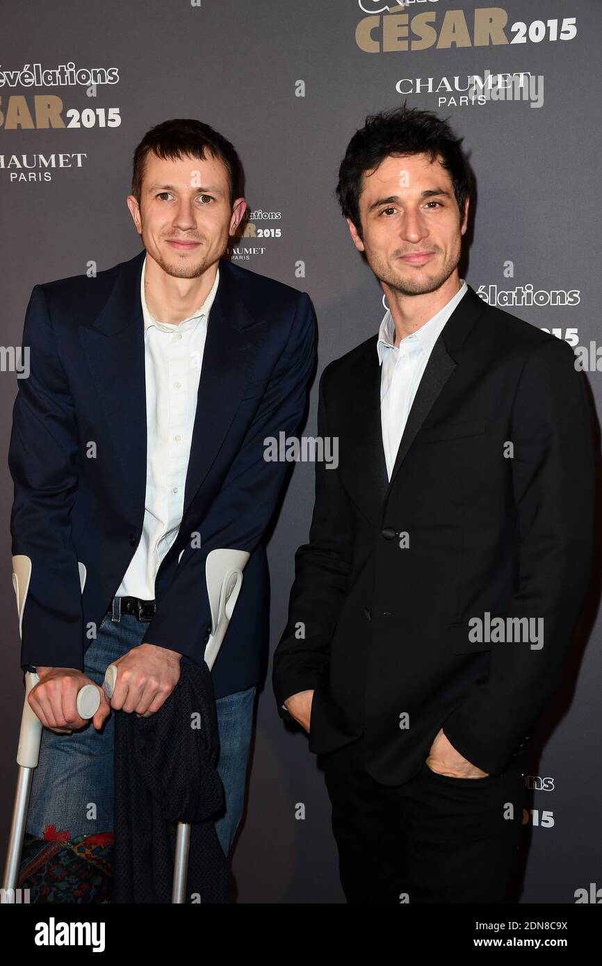 Bastien Bouillon and Jeremie Elkaim attending the Cesar 2015 ...