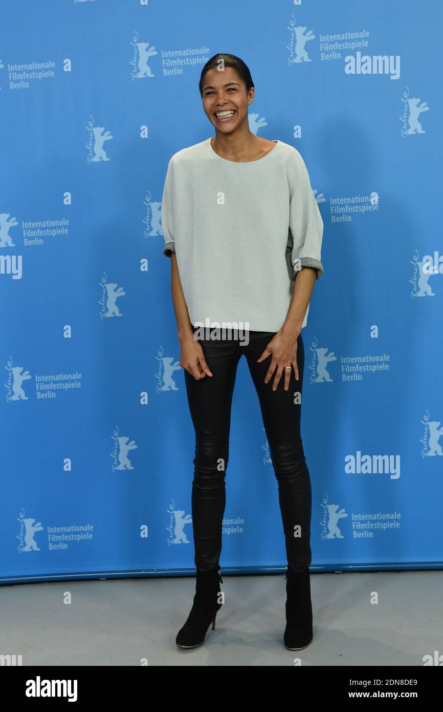 Ayo attending the photocall for the Haitian film Meurtre A Pacot ...