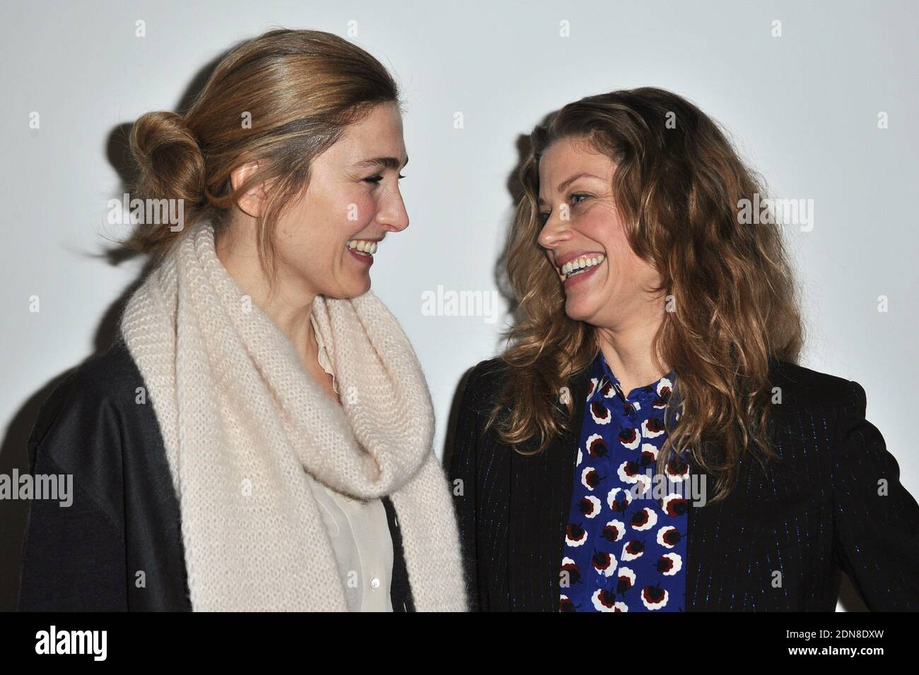 Exclusive - Julie Gayet and Marie Baumer attending the La Place Des ...