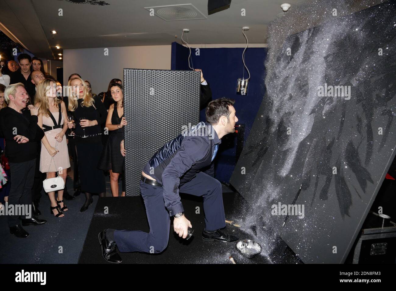 Jerry Hall and Georgia May Jagger attending Angel by Thierry Mugler ...