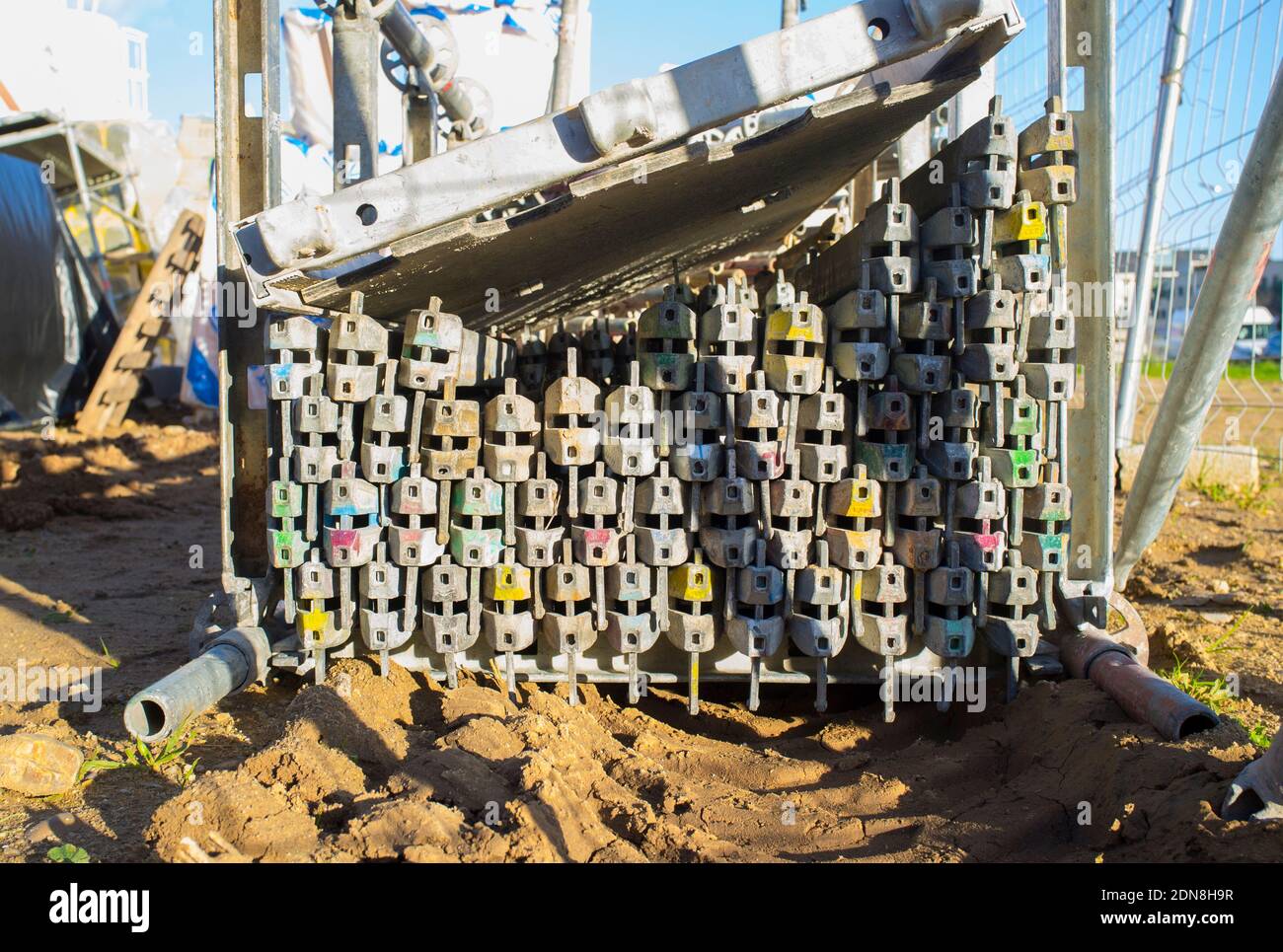 Construction scaffolding storage hi-res stock photography and images ...