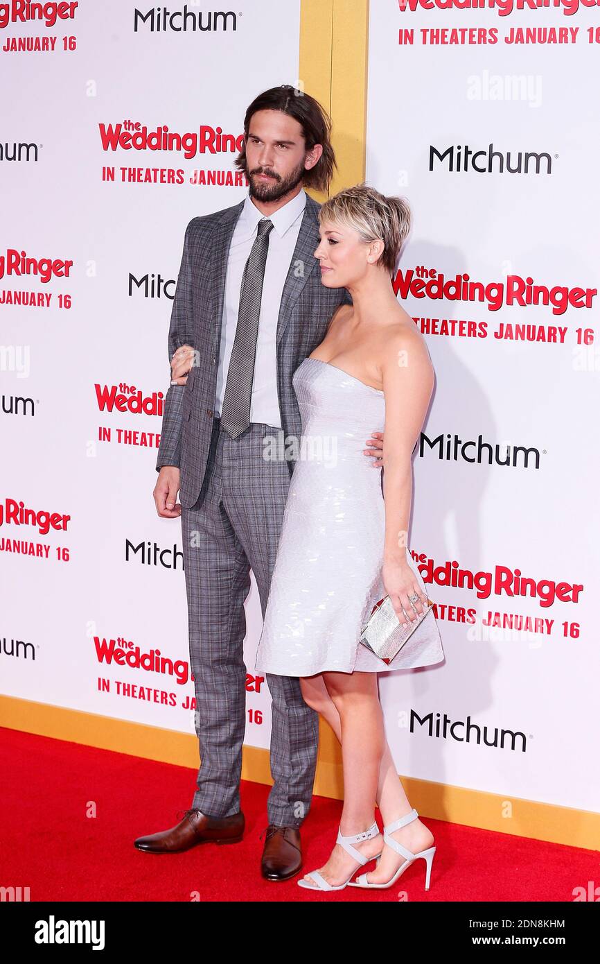 Tennis player Ryan Sweeting and actress Kaley Cuoco-Sweeting attend the ...