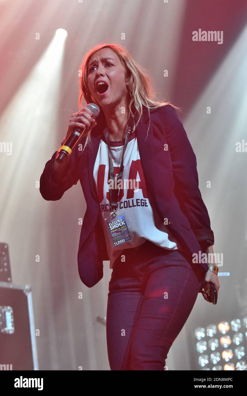 Enora Malagre attending Electro Shock Virgin Radio Party at the Zenith concert hall in Paris ...