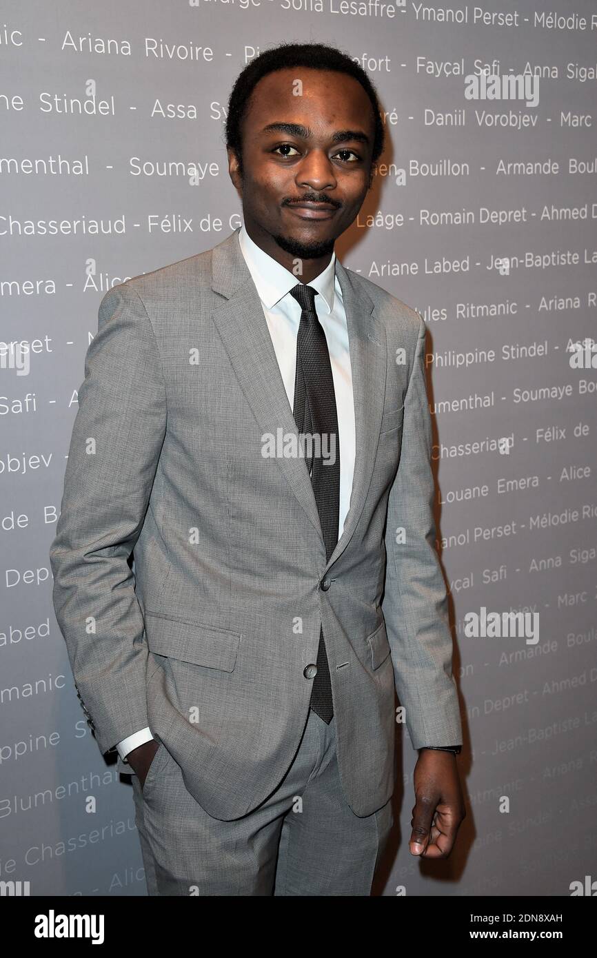 Marc Zinga attending the Cesar 2015 Revelations cocktail party held at ...