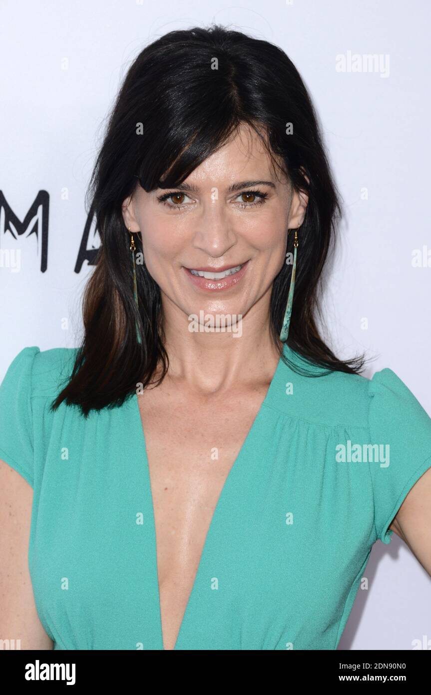 Perrey Reeves attends The Gunman premiere on March 12, 2015 in Los ...