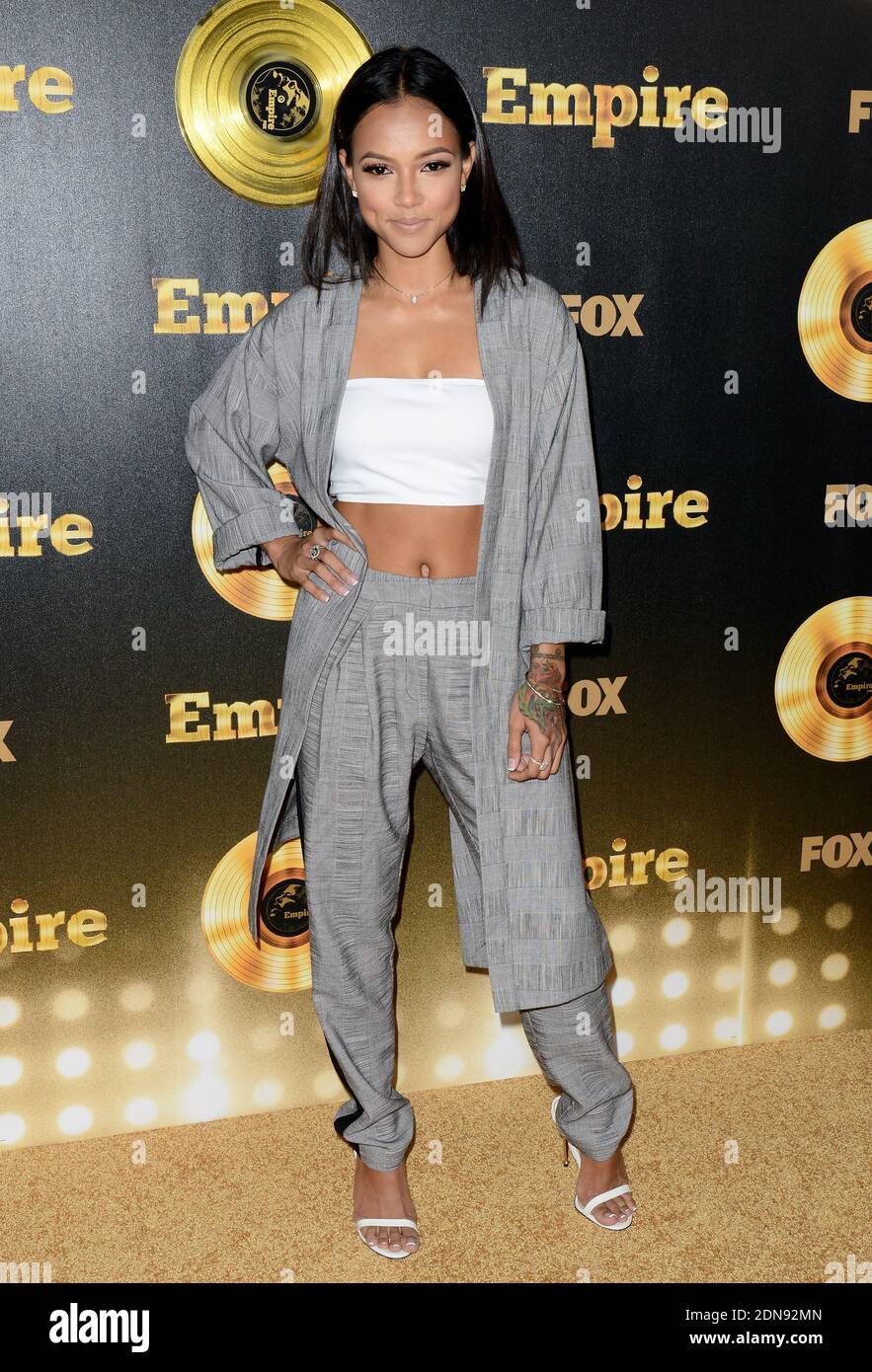 Karrueche Tran attends the premiere of Empire held at ArcLight Cinemas ...
