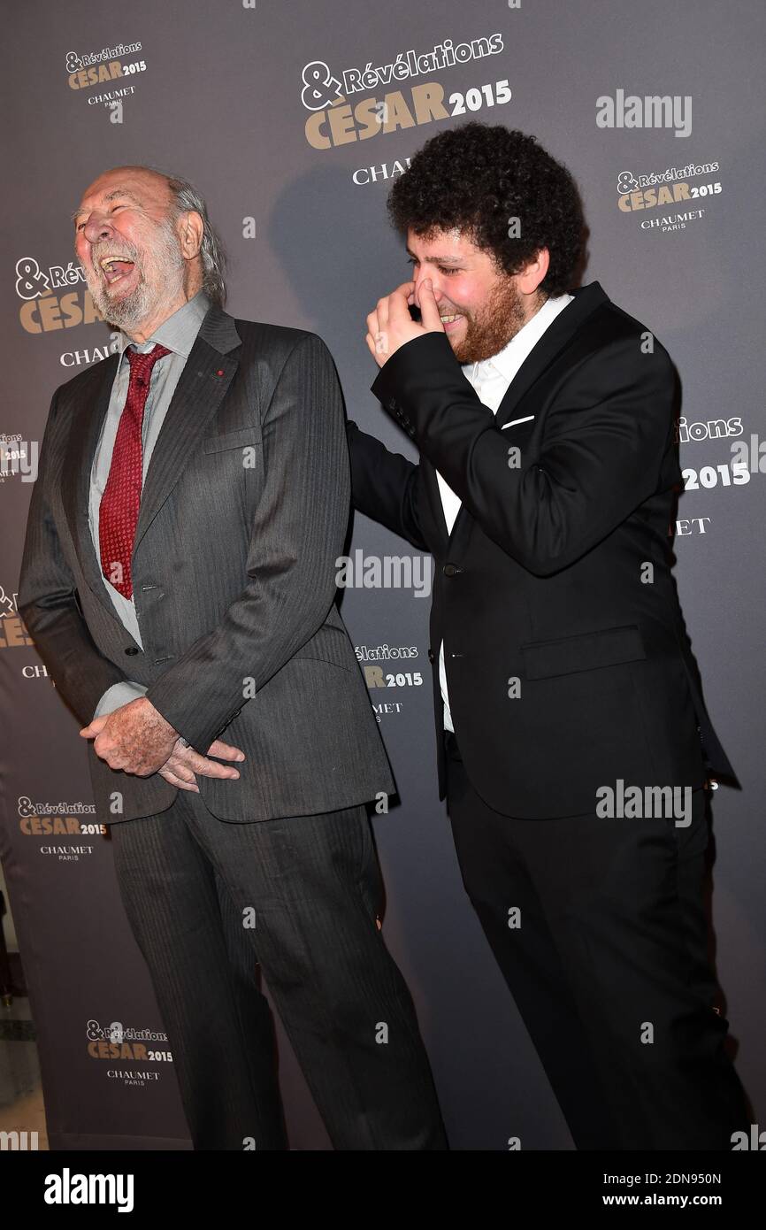 Jean-Pierre Marielle and Thomas Blumenthal attending the Cesar 2015 ...