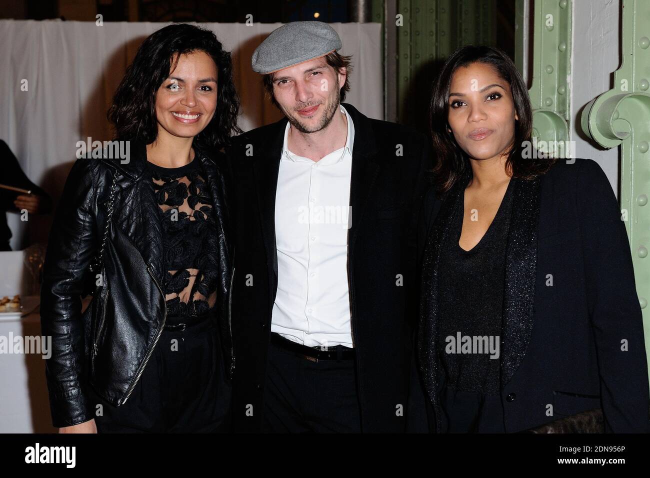 Laurence Roustandjee, Gregory Ferrie and Audrey Chauveau attending the ...