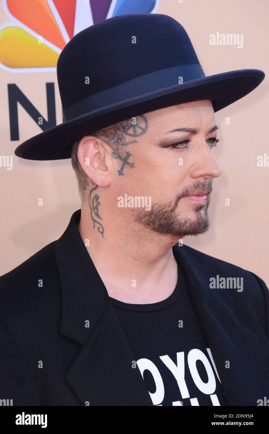 Boy George attends the iHeartRadio Music Awards held at the Shrine ...