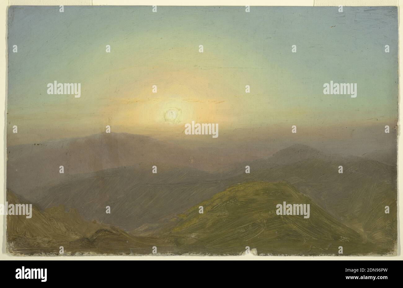 Morning Landscape, Frederic Edwin Church, American, 1826–1900, Brush ...