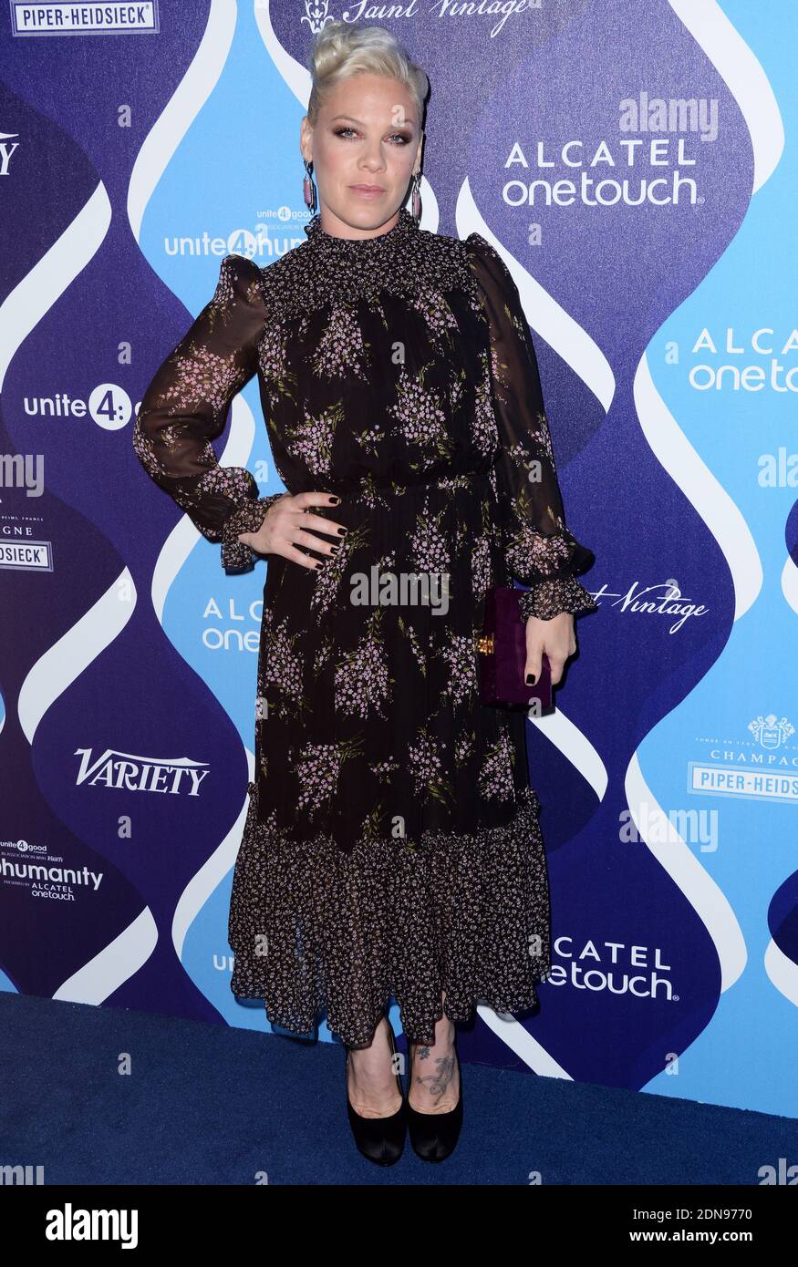 Pink attends the attends the 2nd Annual unite4:humanity at the Beverly ...