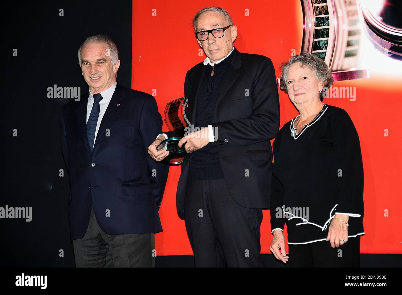Alain Terzian, Andre Techine and Marthe Villalonga attending the Prix ...