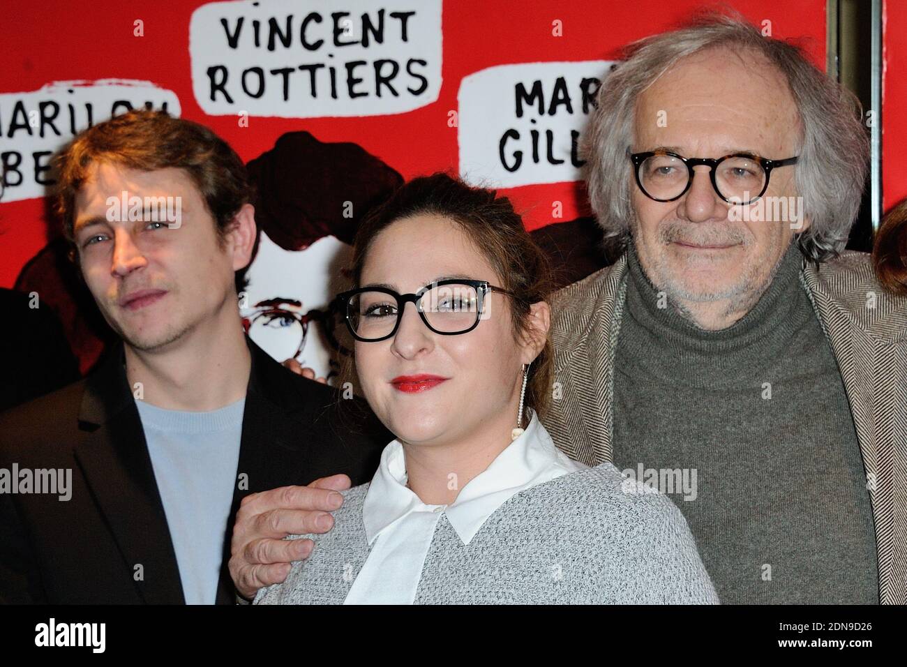 Vincent Rottiers, director Pascal Thomas and Marilou Berry attending ...