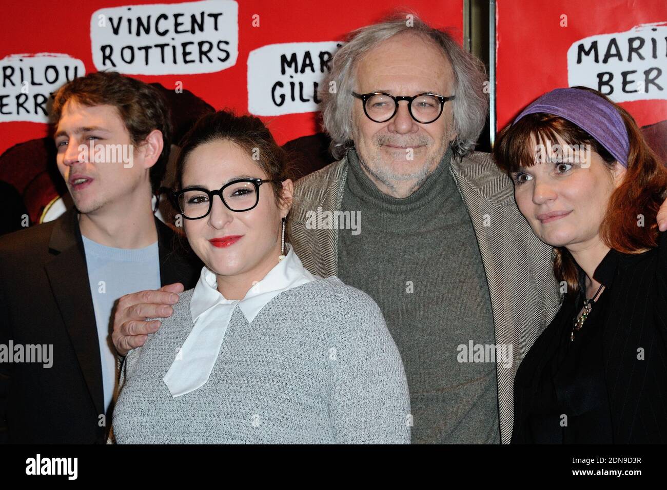 Vincent Rottiers, director Pascal Thomas, Marilou Berry attending the ...