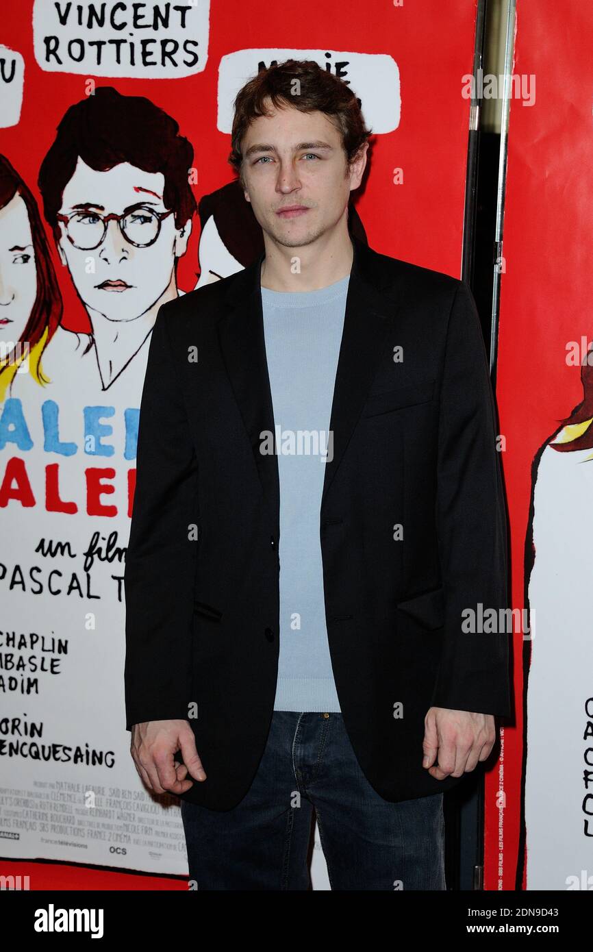 Vincent Rottiers attending the Valentin Valentin Premiere at UGC Cine ...