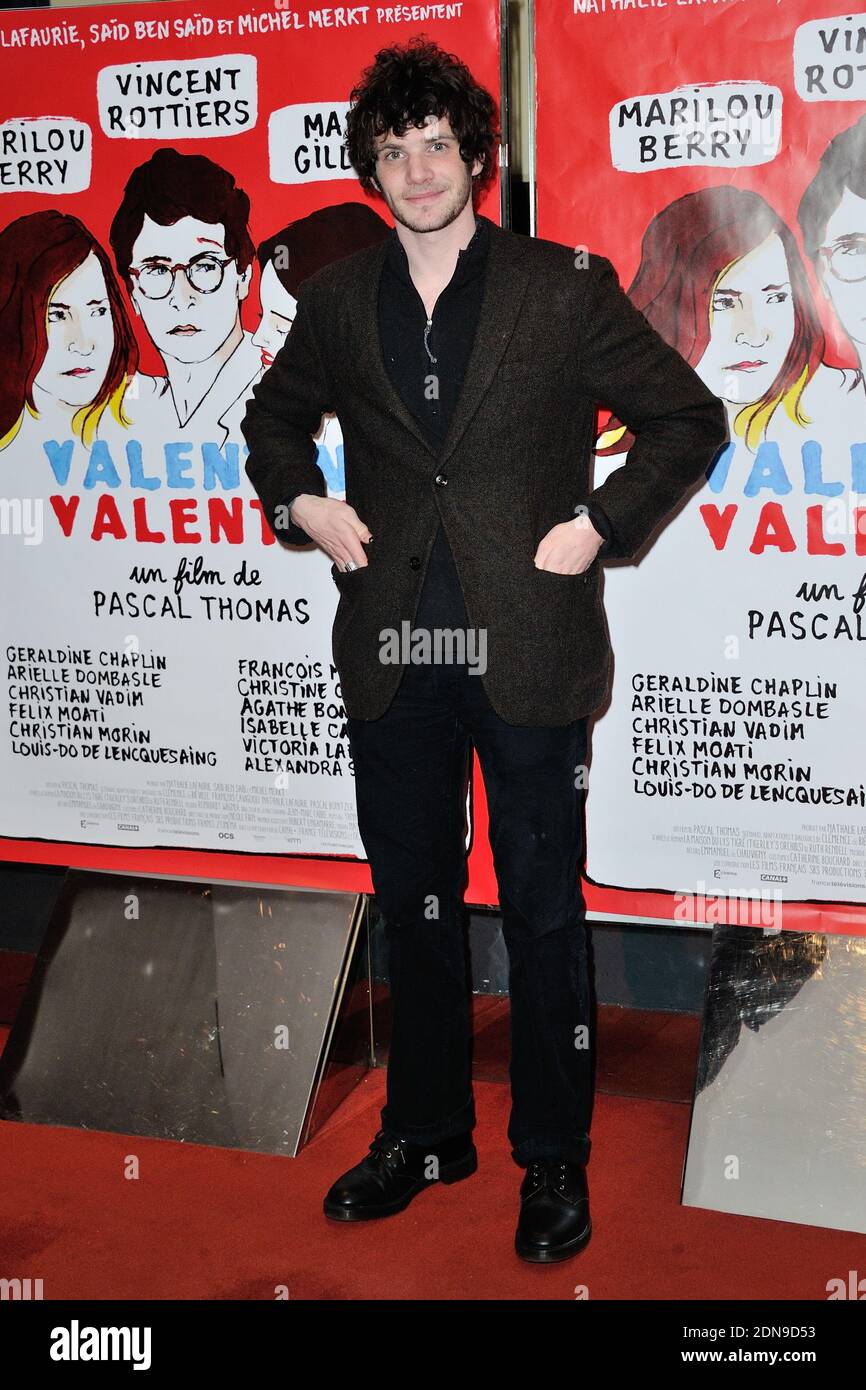 Felix Moati attending the Valentin Valentin Premiere at UGC Cine Cite ...