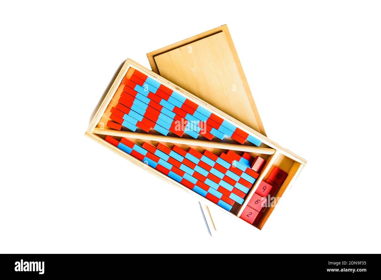 Bars for counting and doing arithmetic operations on a montessori ...