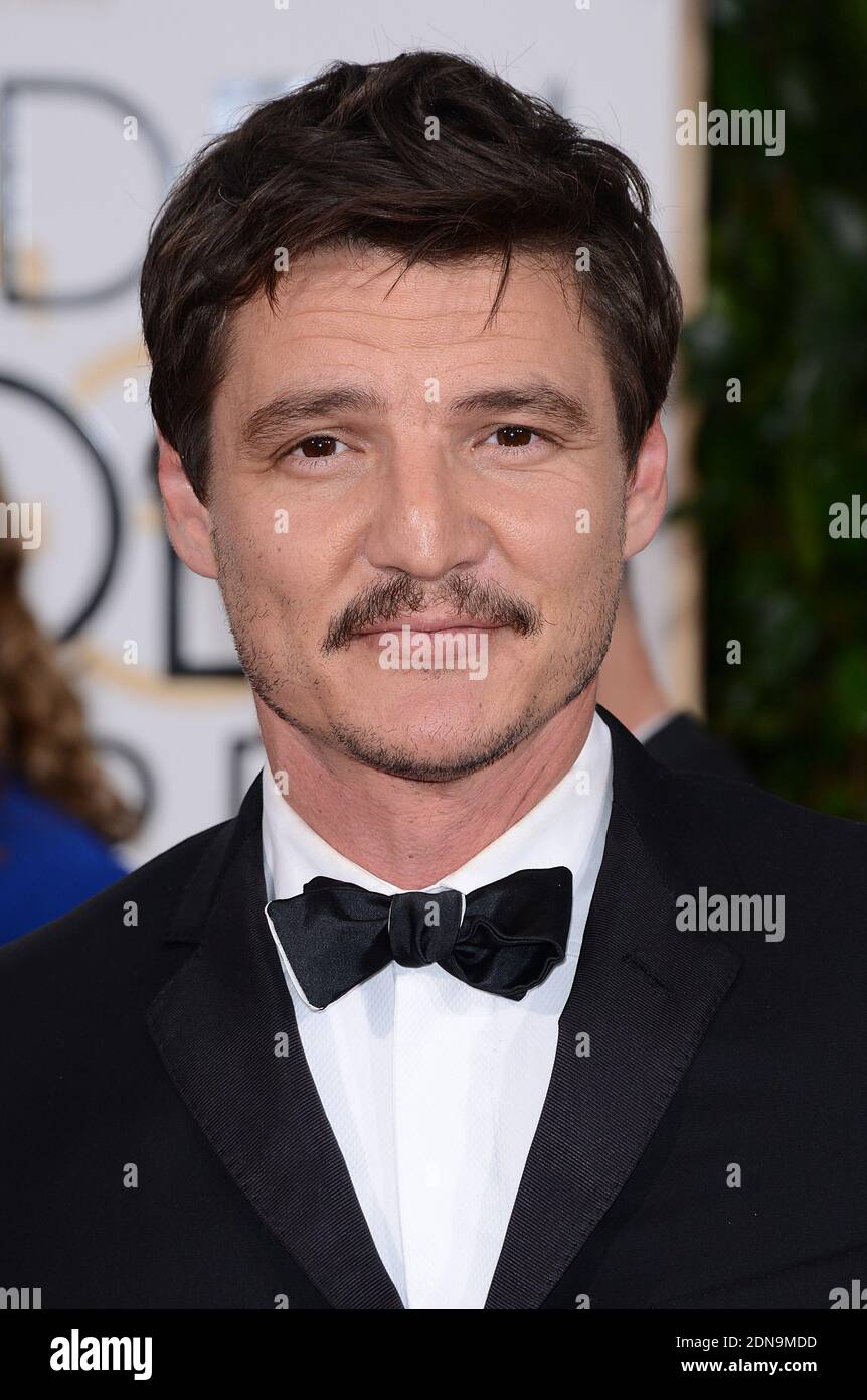 Pedro Pascal arriving at the 72nd annual Golden Globe Awards held at ...