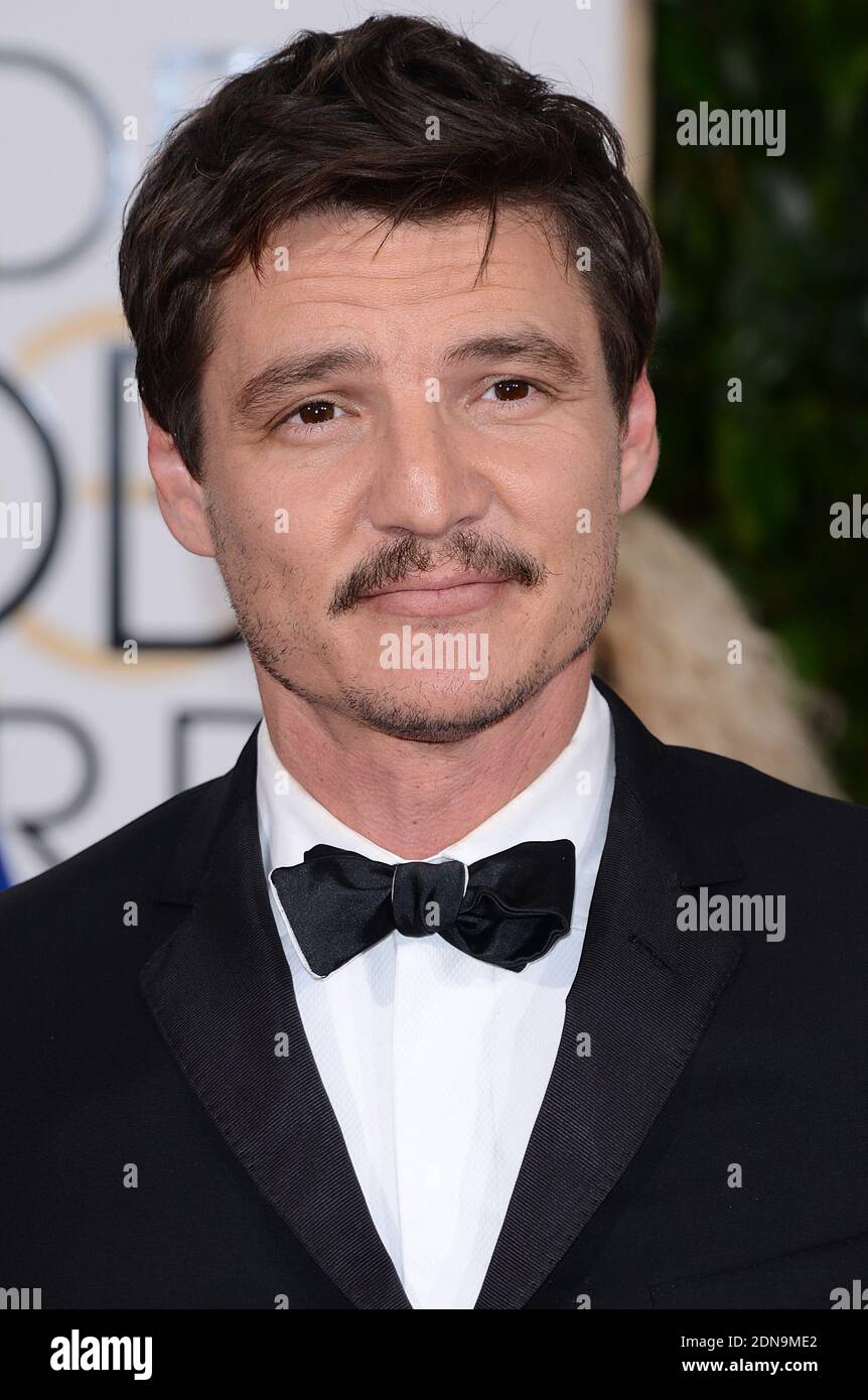 Pedro Pascal arriving at the 72nd annual Golden Globe Awards held at ...