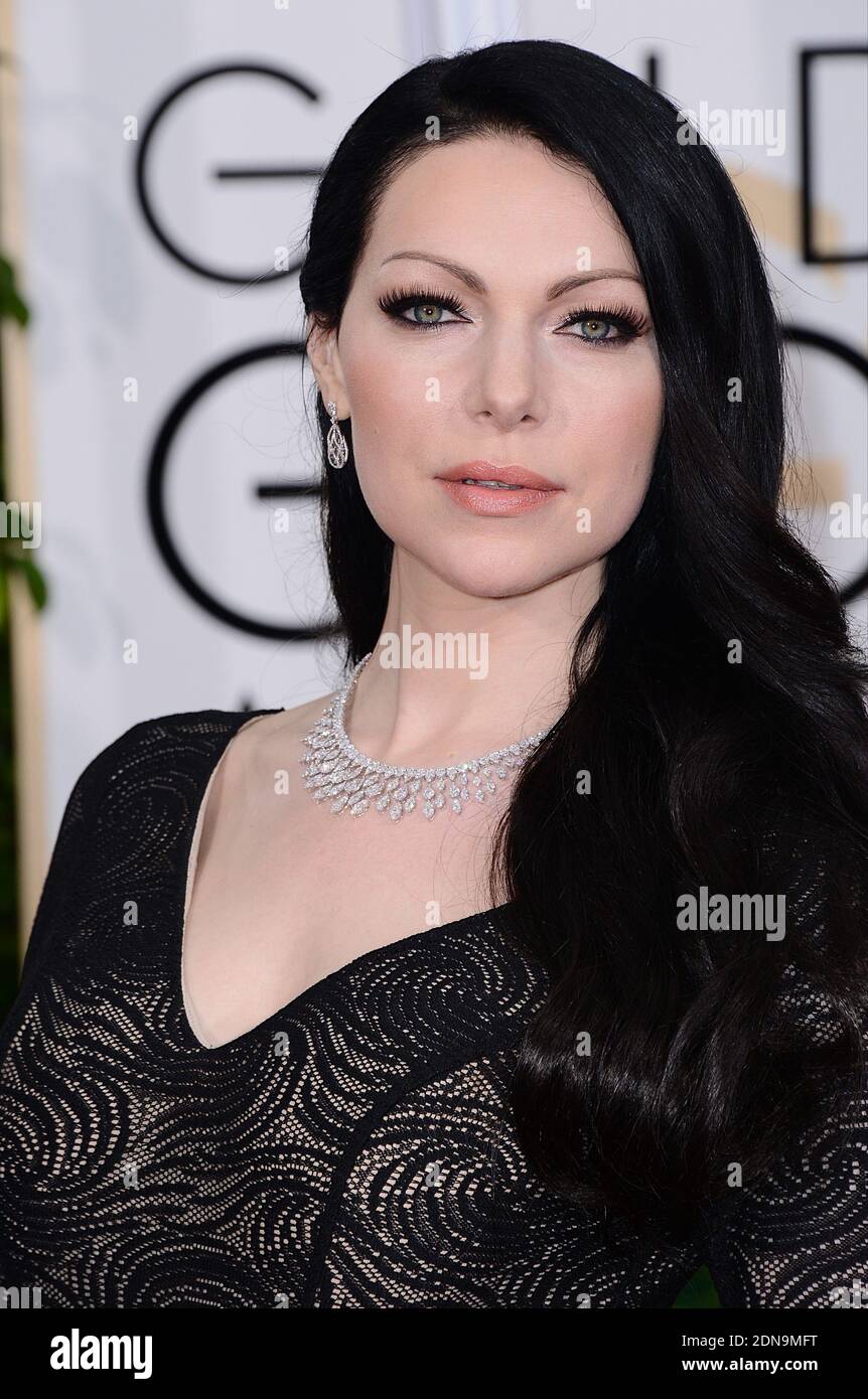 Laura Prepon arriving at the 72nd annual Golden Globe Awards held at ...