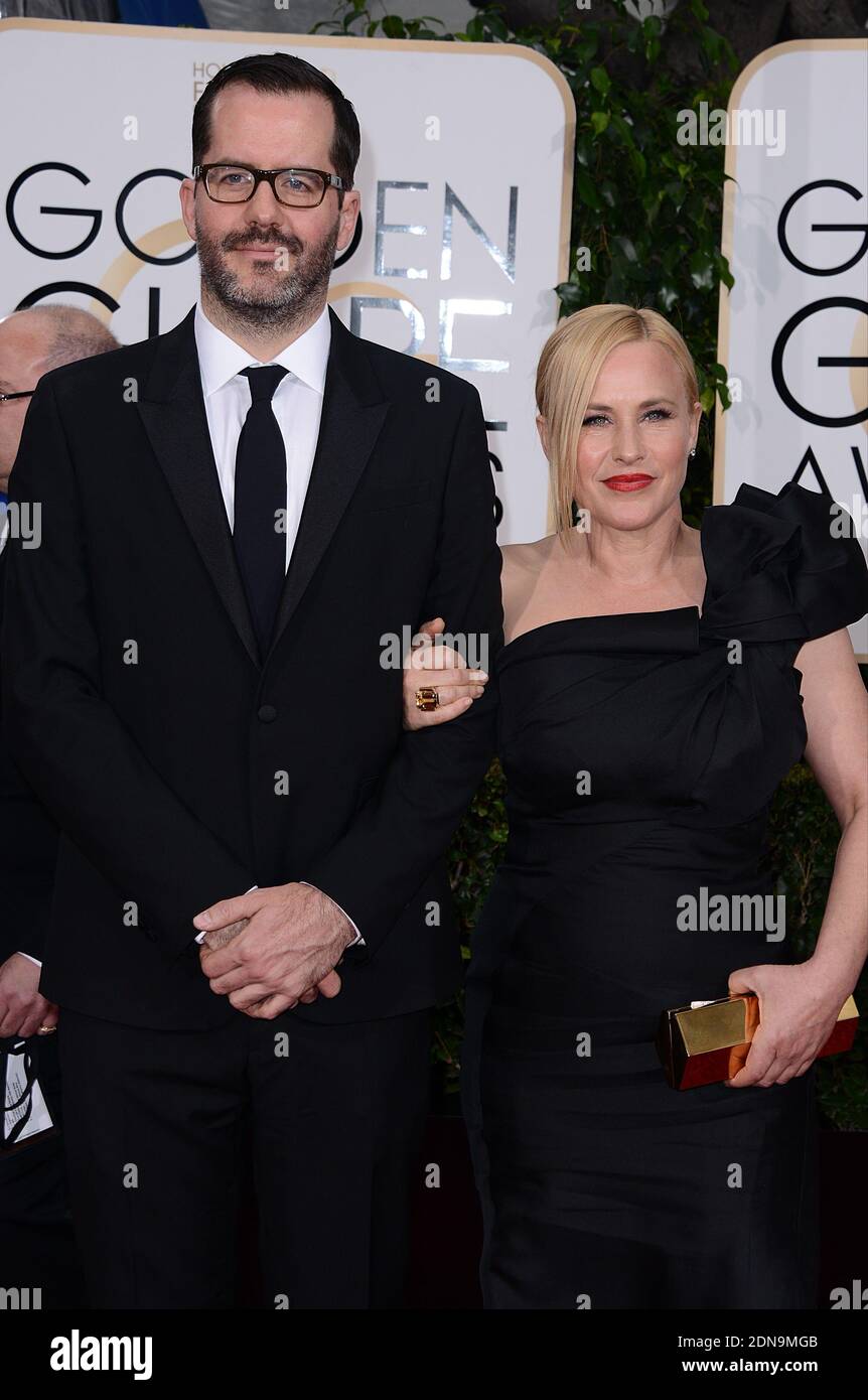 Eric White and actress Patricia Arquette arriving at the 72nd annual ...