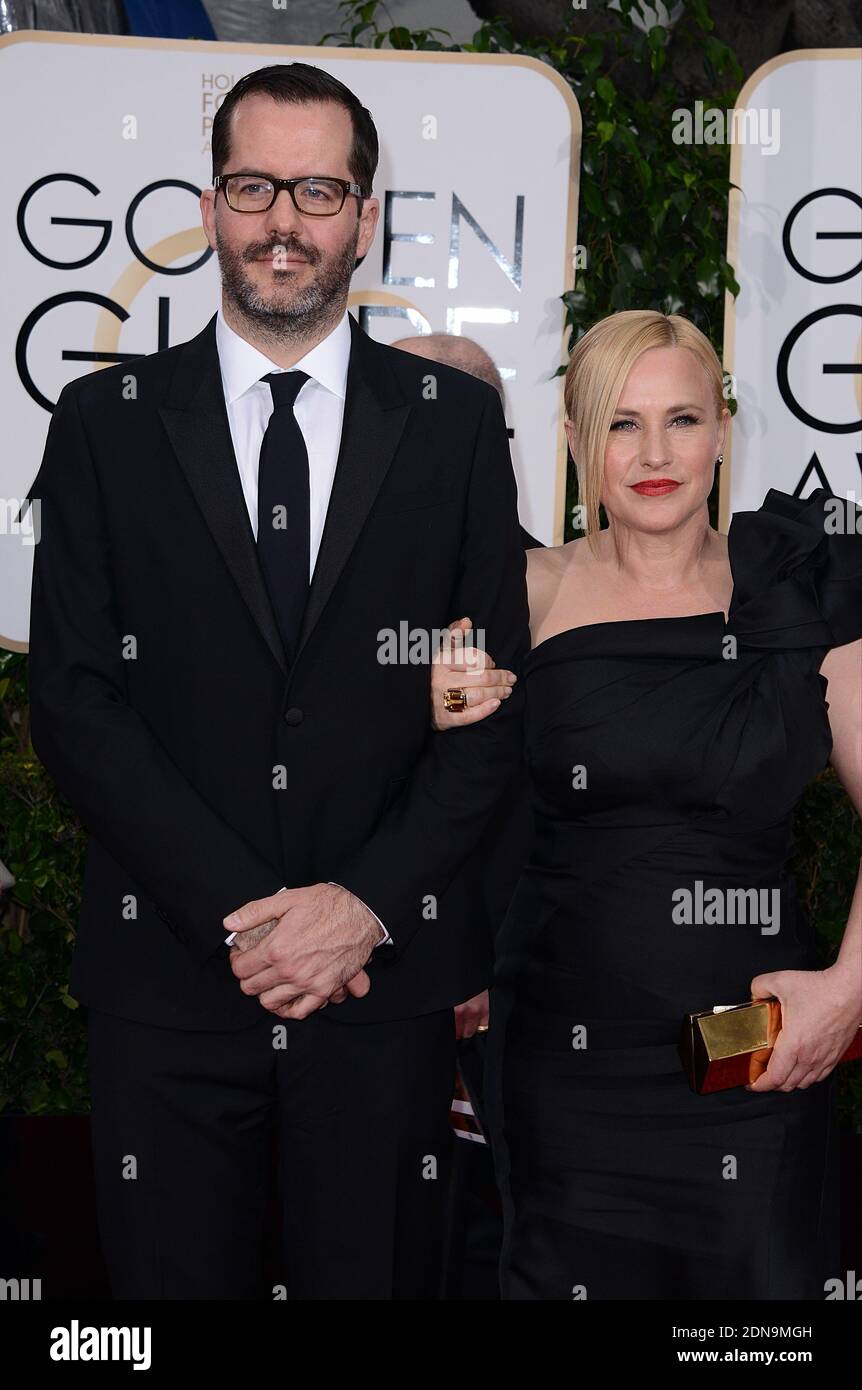 Eric White and actress Patricia Arquette arriving at the 72nd annual ...