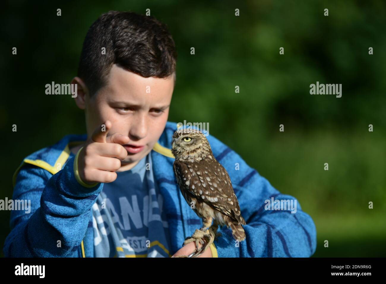 Boy pointing bird High Resolution Stock Photography and Images - Alamy
