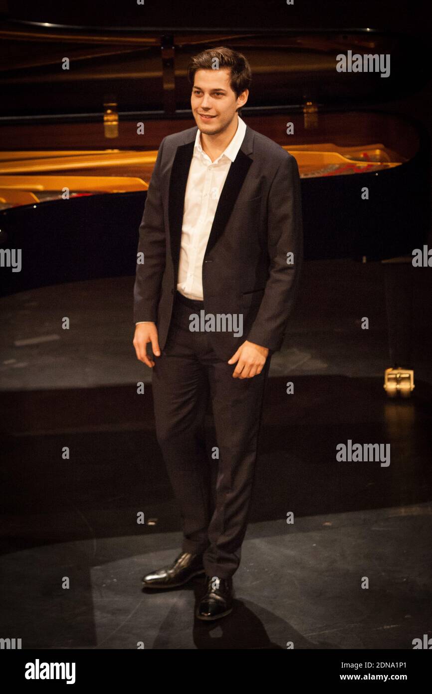 Remy Mathieu perfoming on stage during "Concert des revelations ...