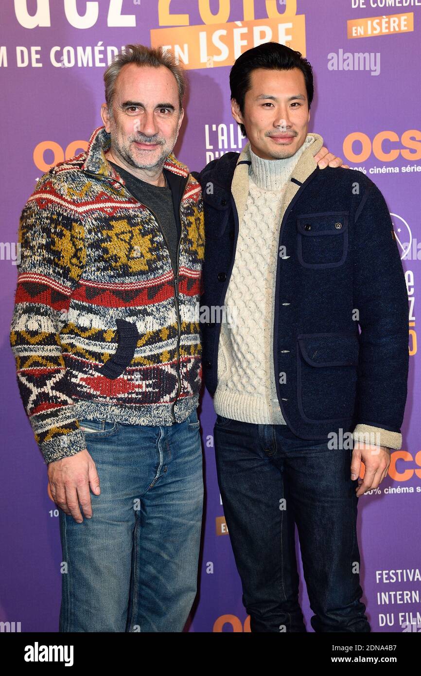 Antoine Dulery and Frederic Chau attending the screening of 'Toute ...