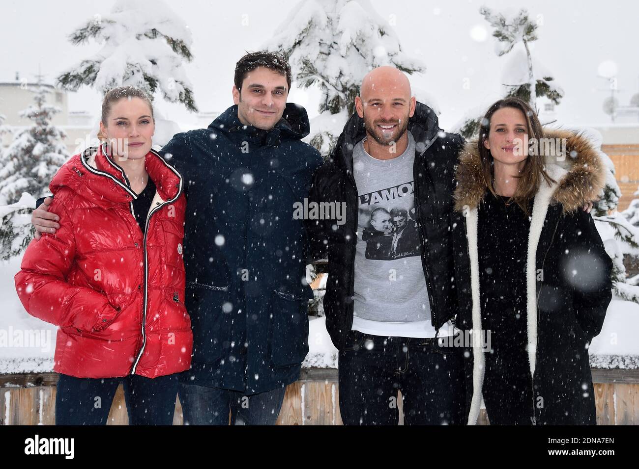 Adrianna Gradziel, Pio Marmai, Franck Gastambide and Camille Cottin ...