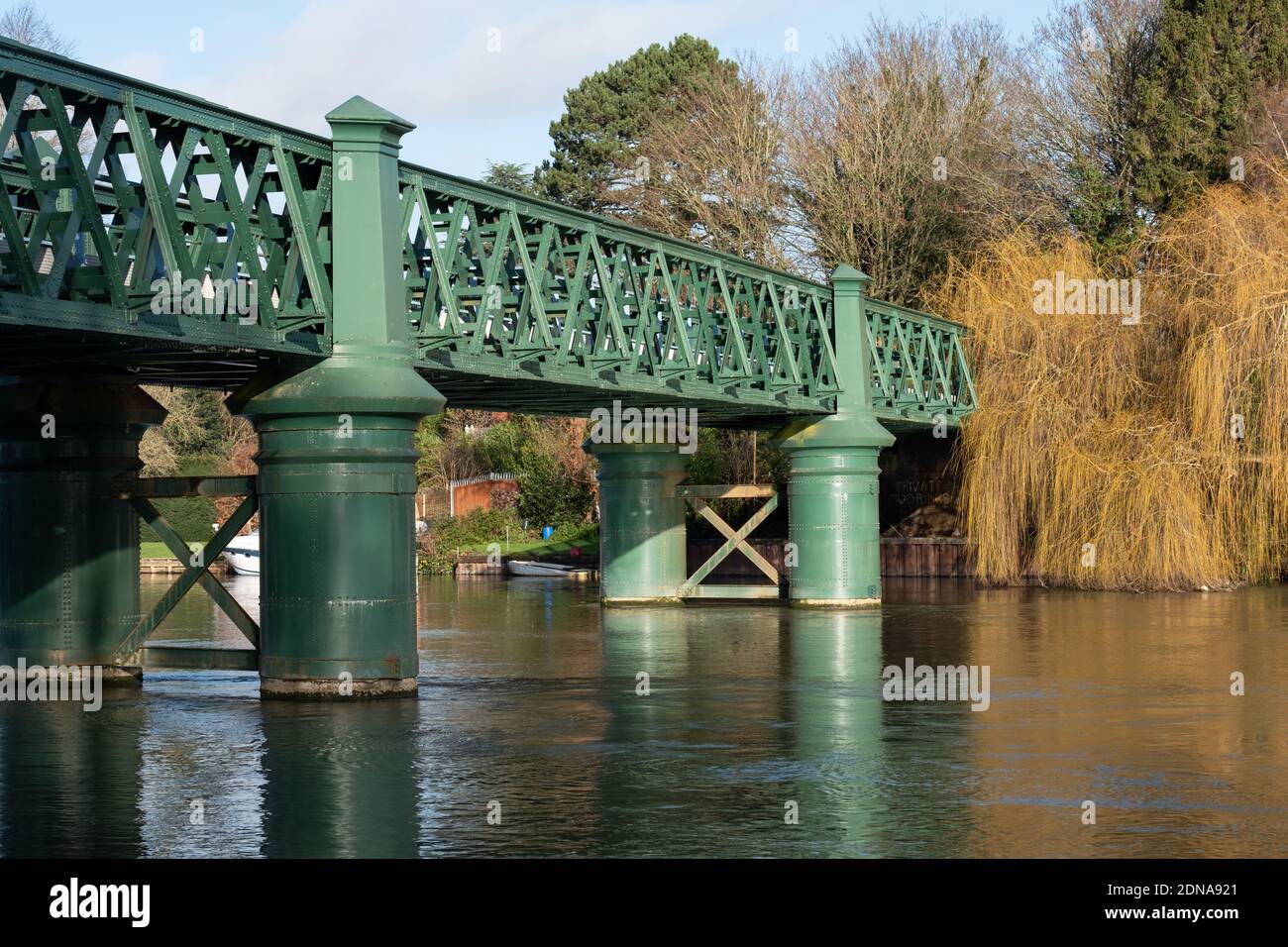 Bourne End Railway Bridge, Victorian Bridge which crosses the River ...
