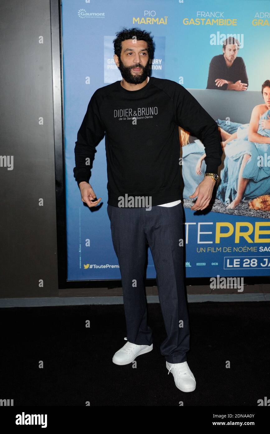 Ramzy attending Toute Premiere Fois premiere at at UGC Cine Cite Bercy ...