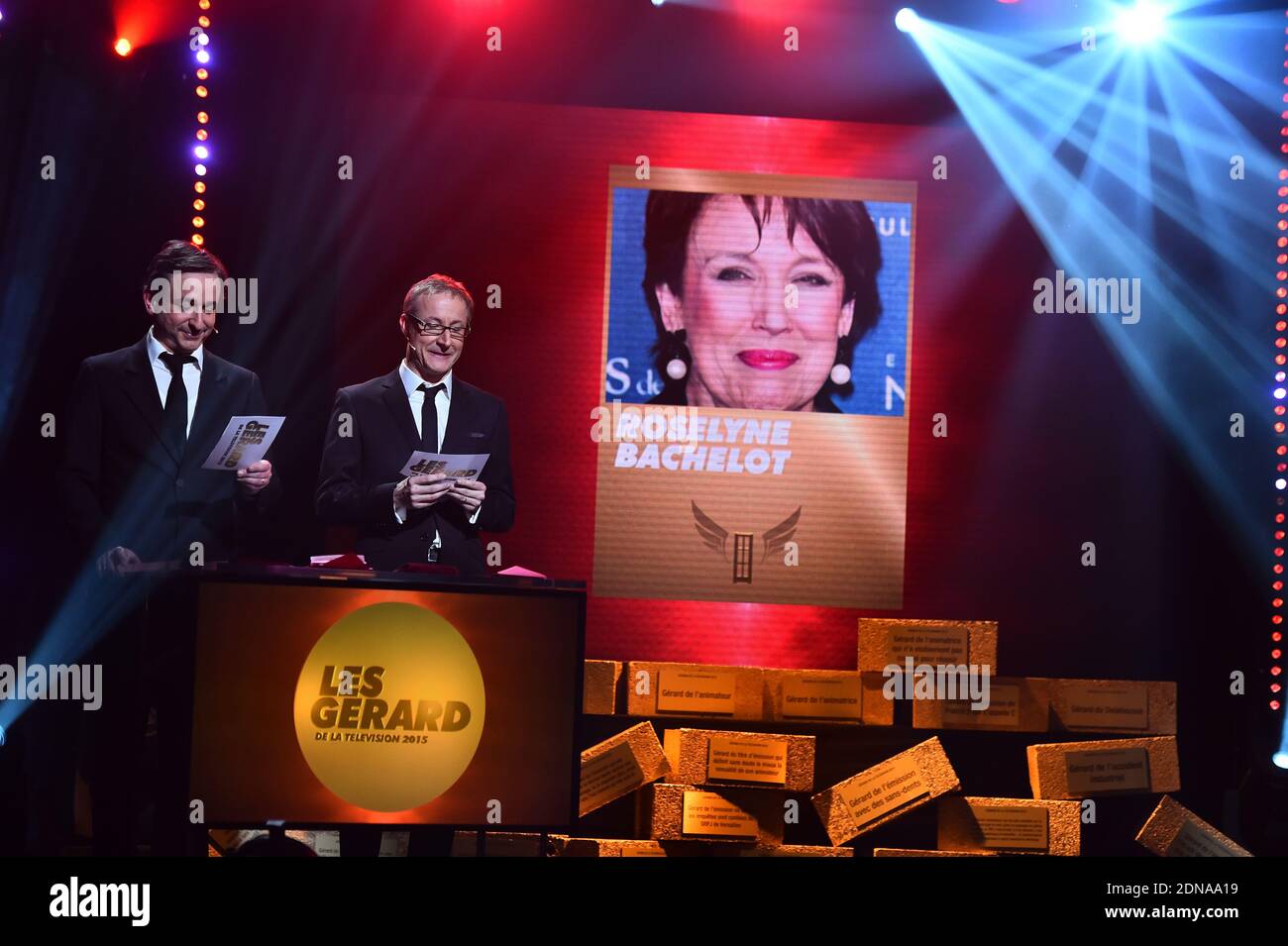Frederic Royer, Alexandre Pesle lors de la 9eme ceremonie des Gerard de ...