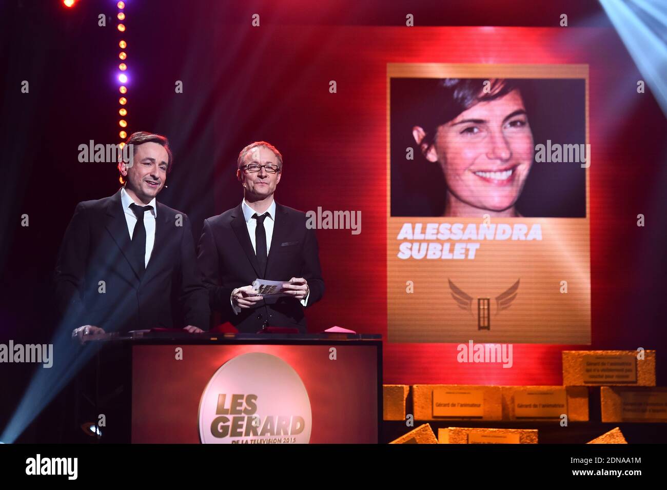 Frederic Royer, Alexandre Pesle lors de la 9eme ceremonie des Gerard de ...