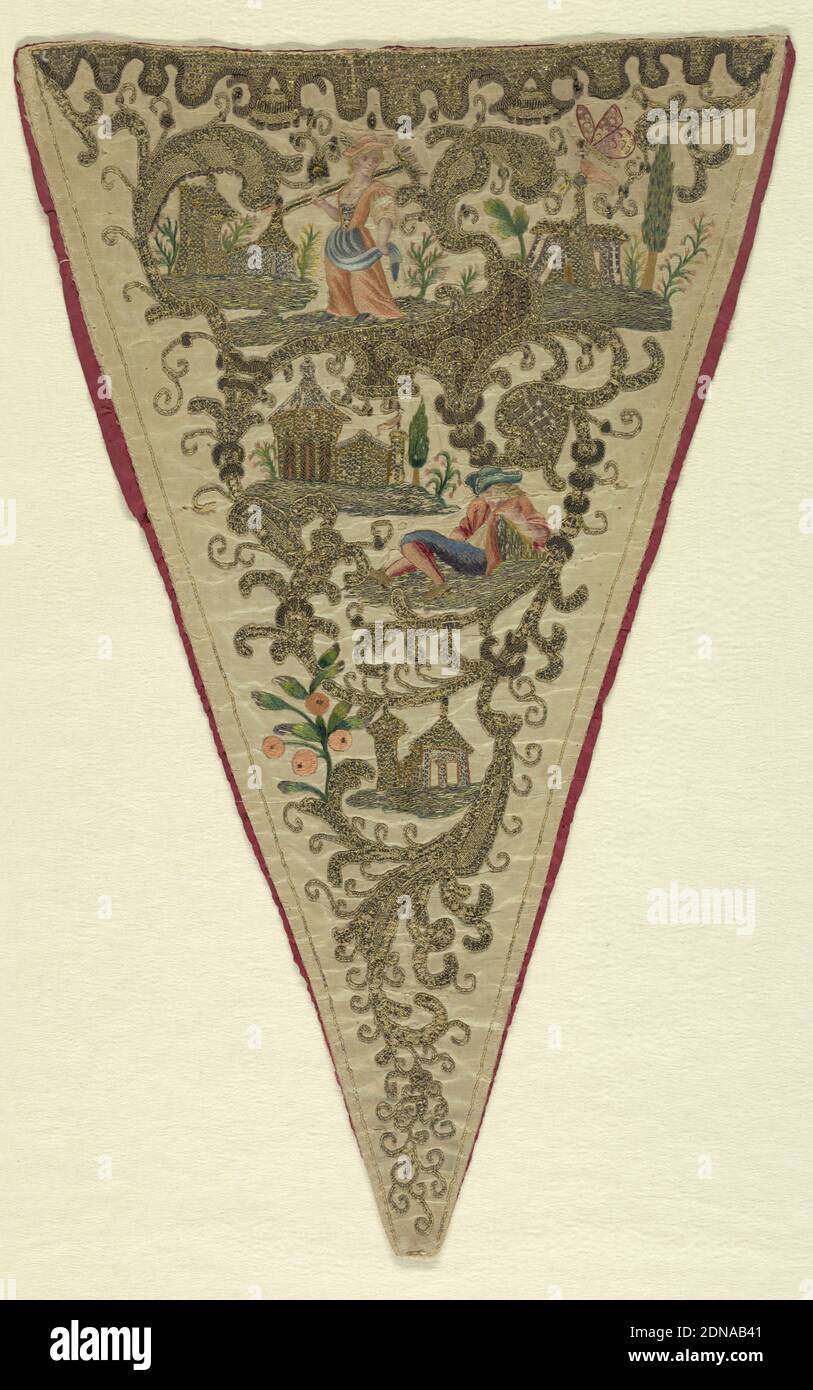 Scrolling leaves framing small buildings hi-res stock photography and ...