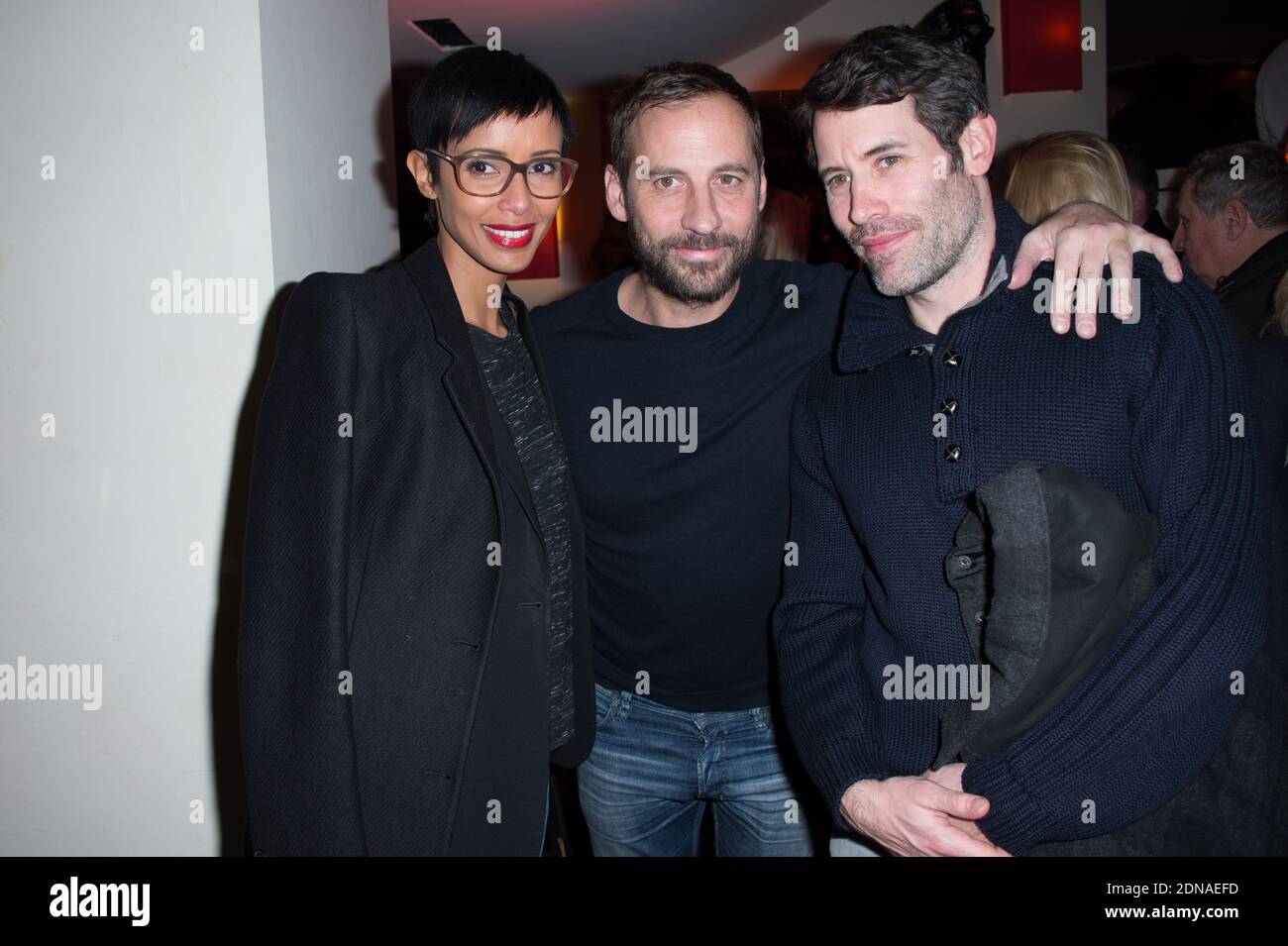 Sonia Rolland, Fred Testot and Jalil Lespert attending the premiere of ...