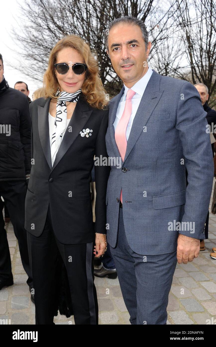 Marisa Berenson and Jean-Michel Simonian attending Vuitton's Fall ...