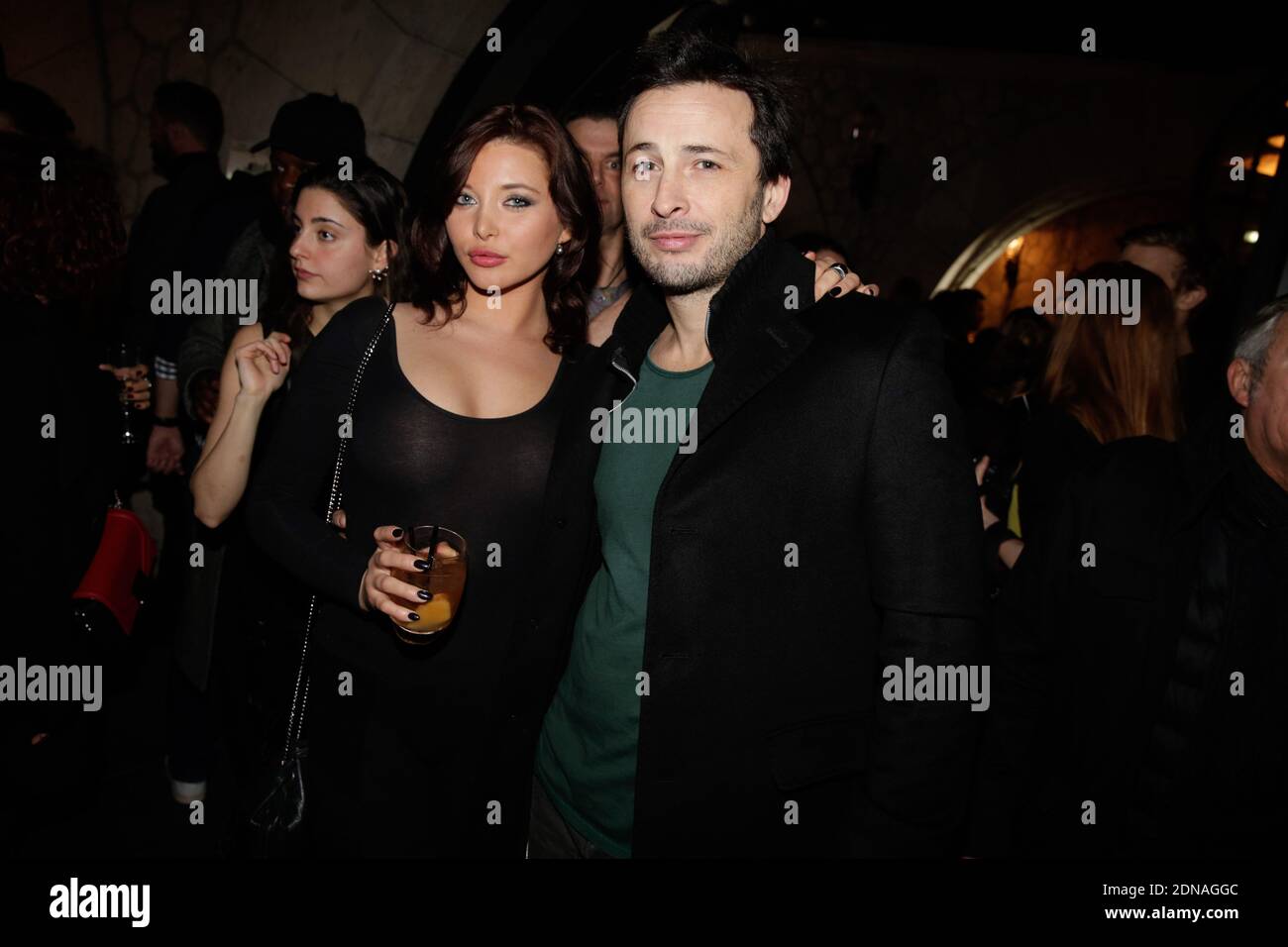 Michael Cohen and his girlfriend pornstar Anna Polina attending Lacoste's Fall-Winter 2015/2016 ...