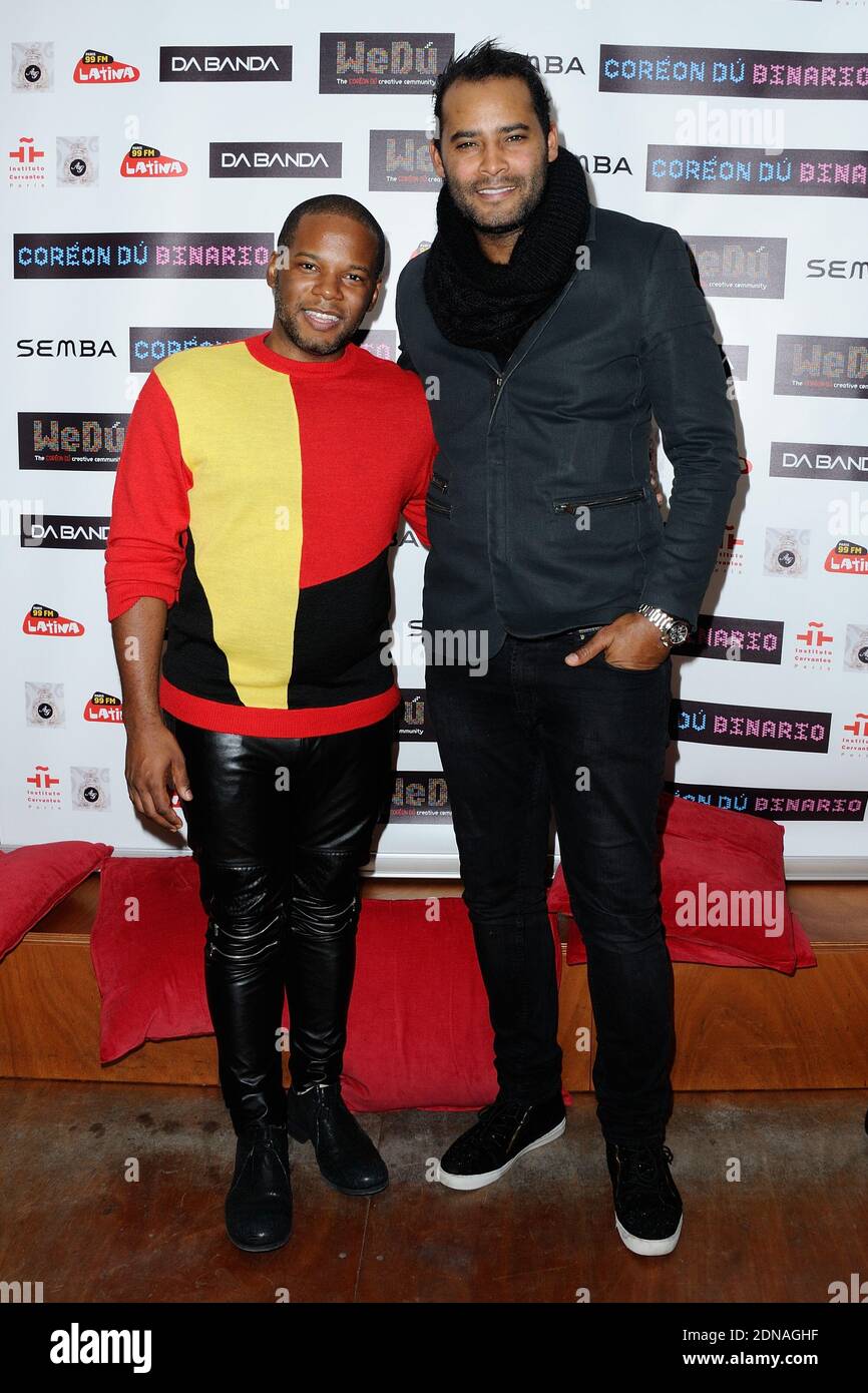 Coreon Du and Ray Reboul attending the Kuduro party for the launching ...