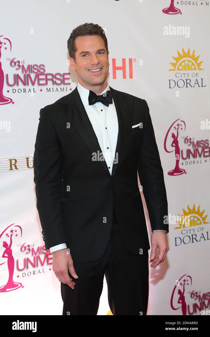 Thomas Roberts attends The 63rd Annual Miss Universe Pageant at Trump ...