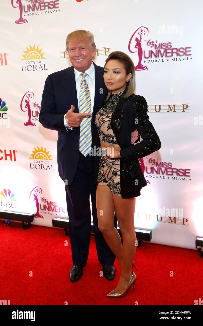 Donald trump and jeannie mai hi-res stock photography and images - Alamy