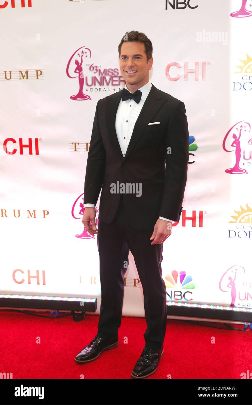 Thomas Roberts attends The 63rd Annual Miss Universe Pageant at Trump ...