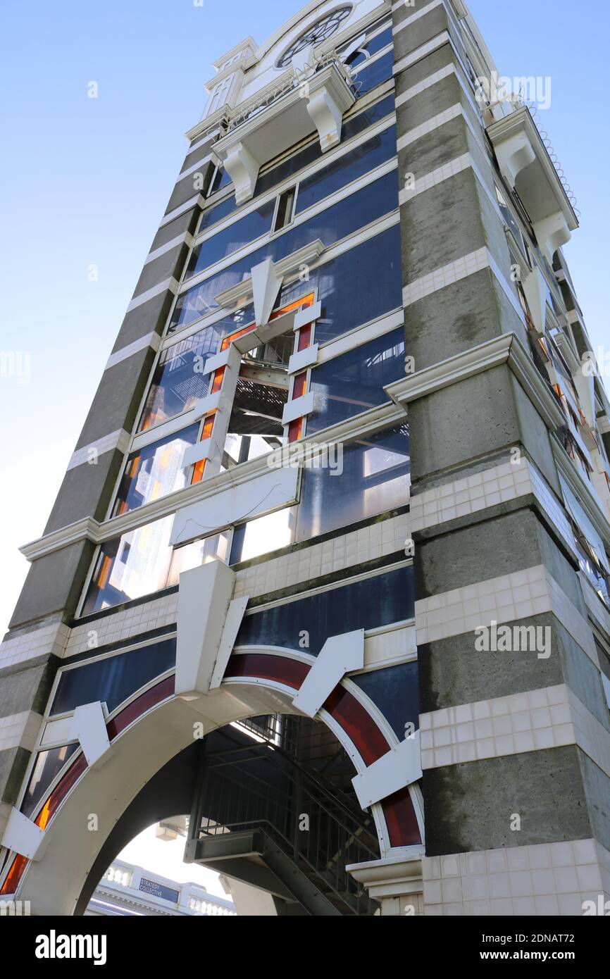 New Plymouth clock tower Taranaki, New Zealand Stock Photo - Alamy