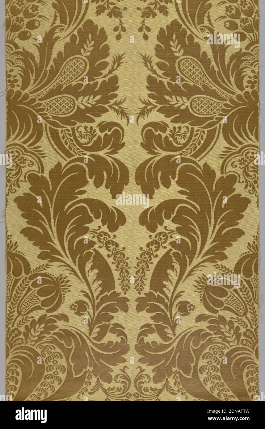 Textile, Orinoka Mills, (Philadelphia, Pennsylvania, USA), Medium: silk ...