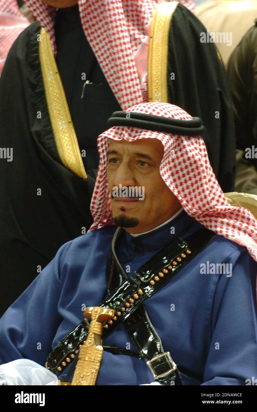 File photo - New Saudi King Salman Bin Abdul Aziz Al Saud seen during a ...