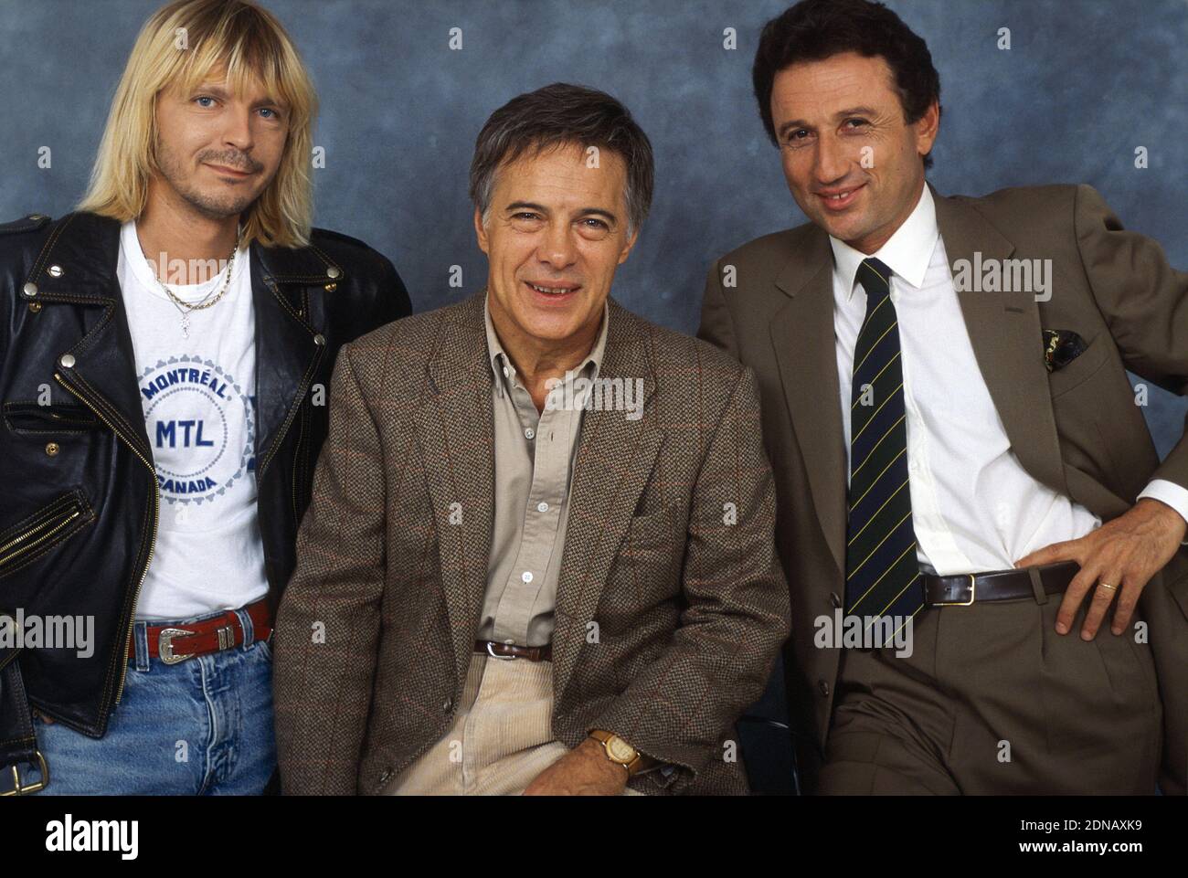 File photo taken in the 80's of French TV Presenter Michel Drucker ...