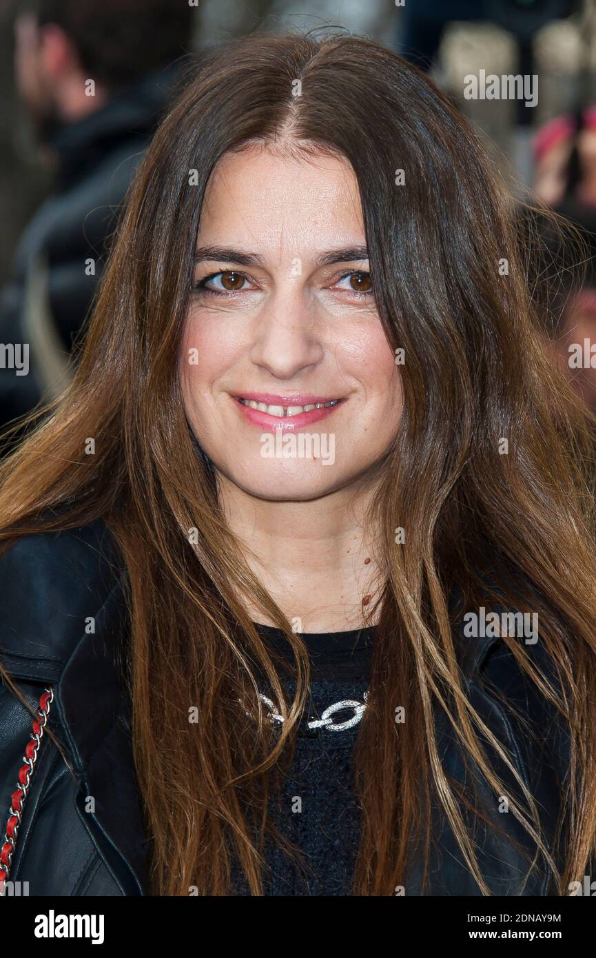 Joana Preiss arriving to the Chanel Spring-Summer 2015 Haute Couture ...
