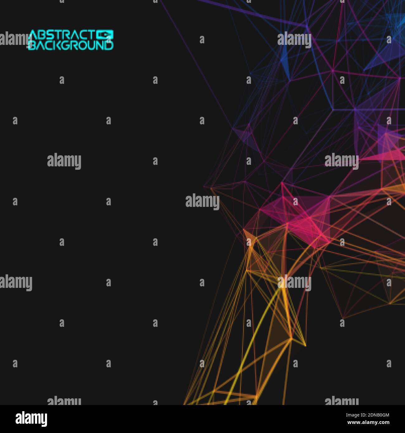 Colorful data abstract infographic. Data sorting color flow. Bigdata ...
